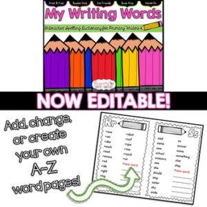 Student Dictionary: Spelling Dictionary & Activities for Primary ...